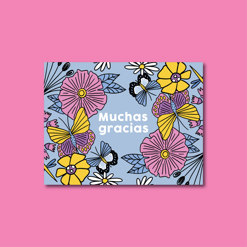 Tarjetas Muchas Gracias 100 Pz 15x9cm – Envía Bonito Mx